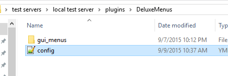 DeluxeMenus - Speedgot